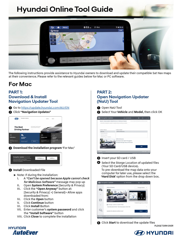 Hyundai Navigation Update Guide | PDF | Installation (Computer Programs ...