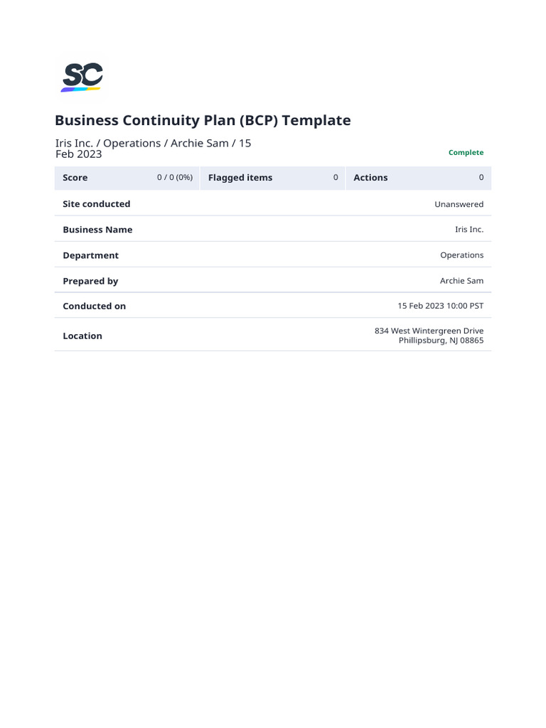 Iris Inc Operations Archie Sam 15 Feb 2023 | PDF | Business