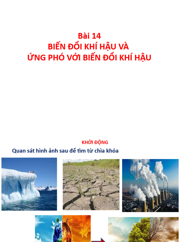 CTST Bai 14 Bien Doi Khi Hau Va Ung Pho Voi Bien Doi Khi Hau | PDF