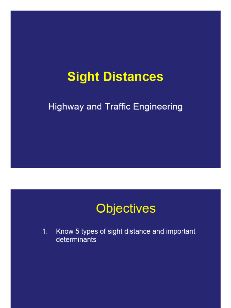 Stopping Sight Distance Compatibility Mode | Download Free PDF | Speed ...