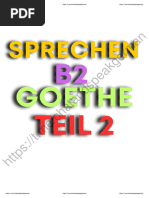 B2 German Exam Practice with Answers | PDF