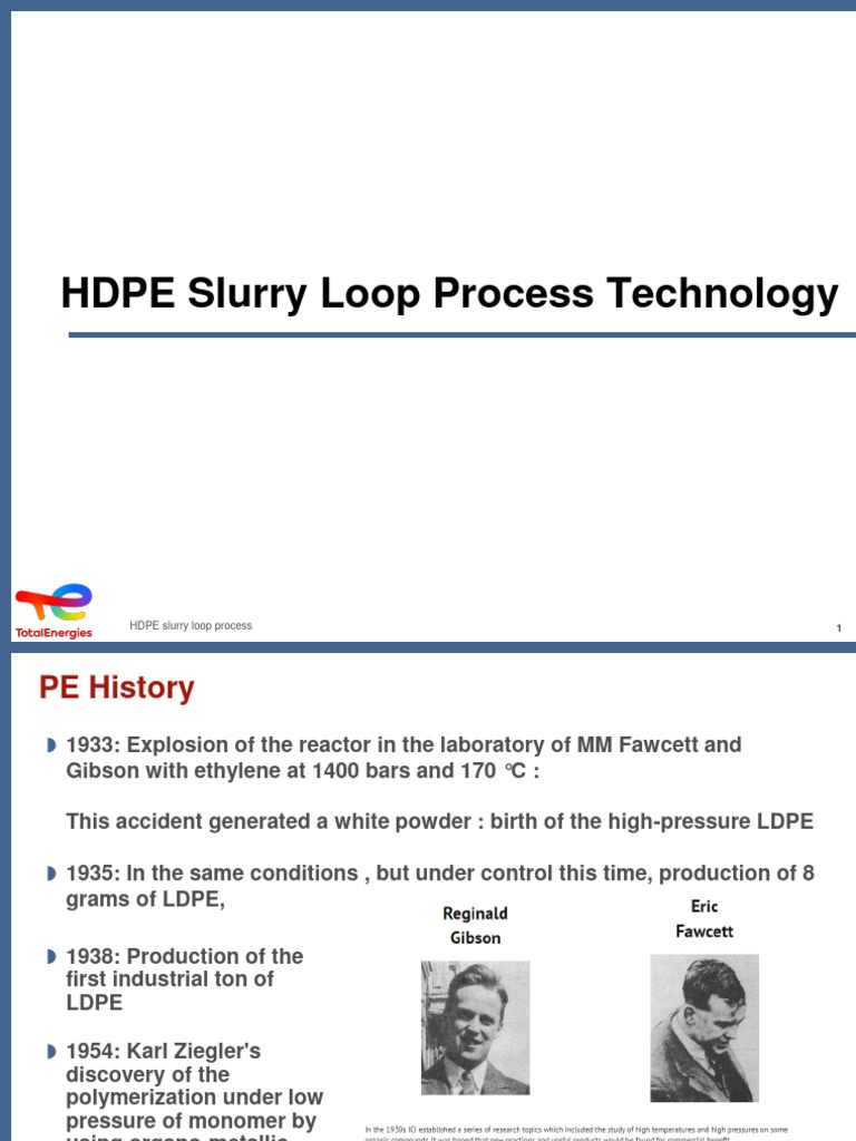 02 2 Hdpe Slurry Loop Process Technology Pdf Chemical Reactor
