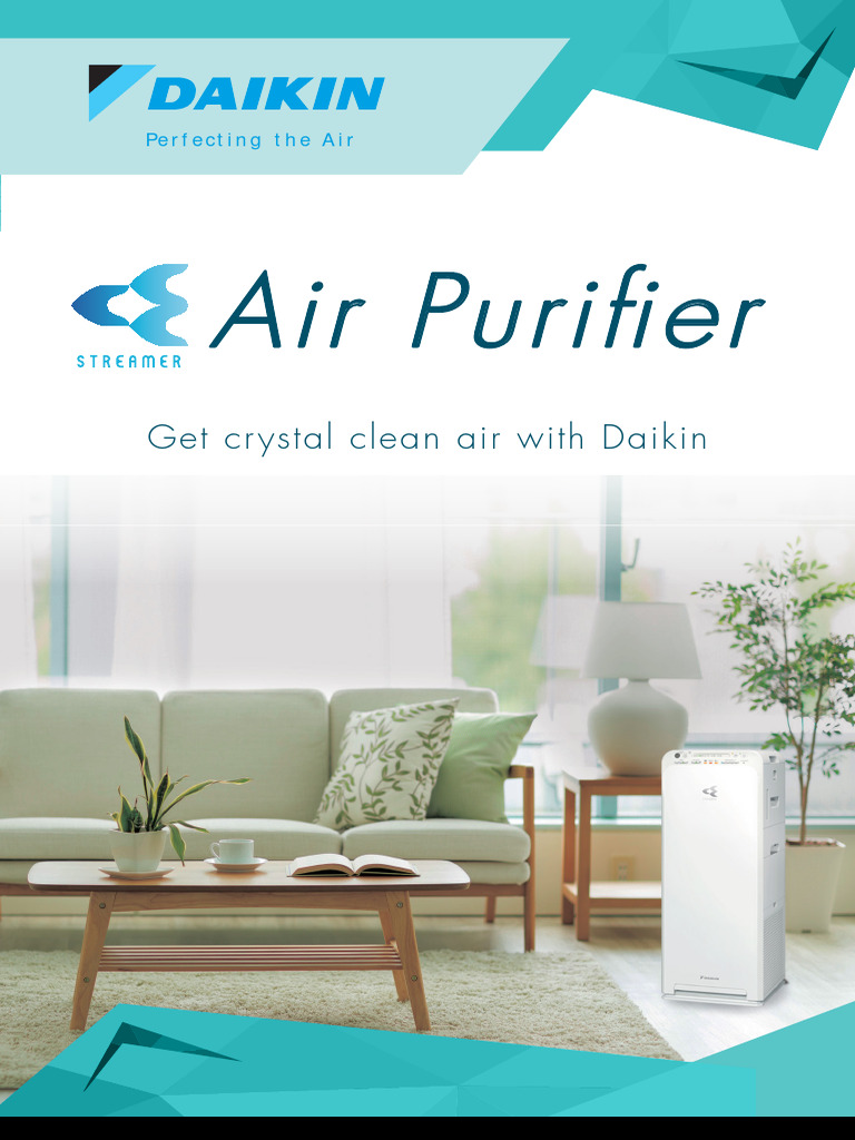 Daikin Air Purifier with Streamer Technology | PDF | Atmosphere Of Earth