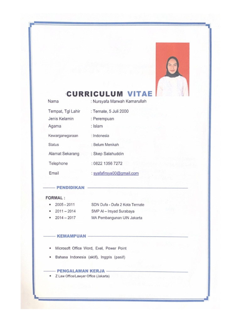 Curiculum Vitae | PDF