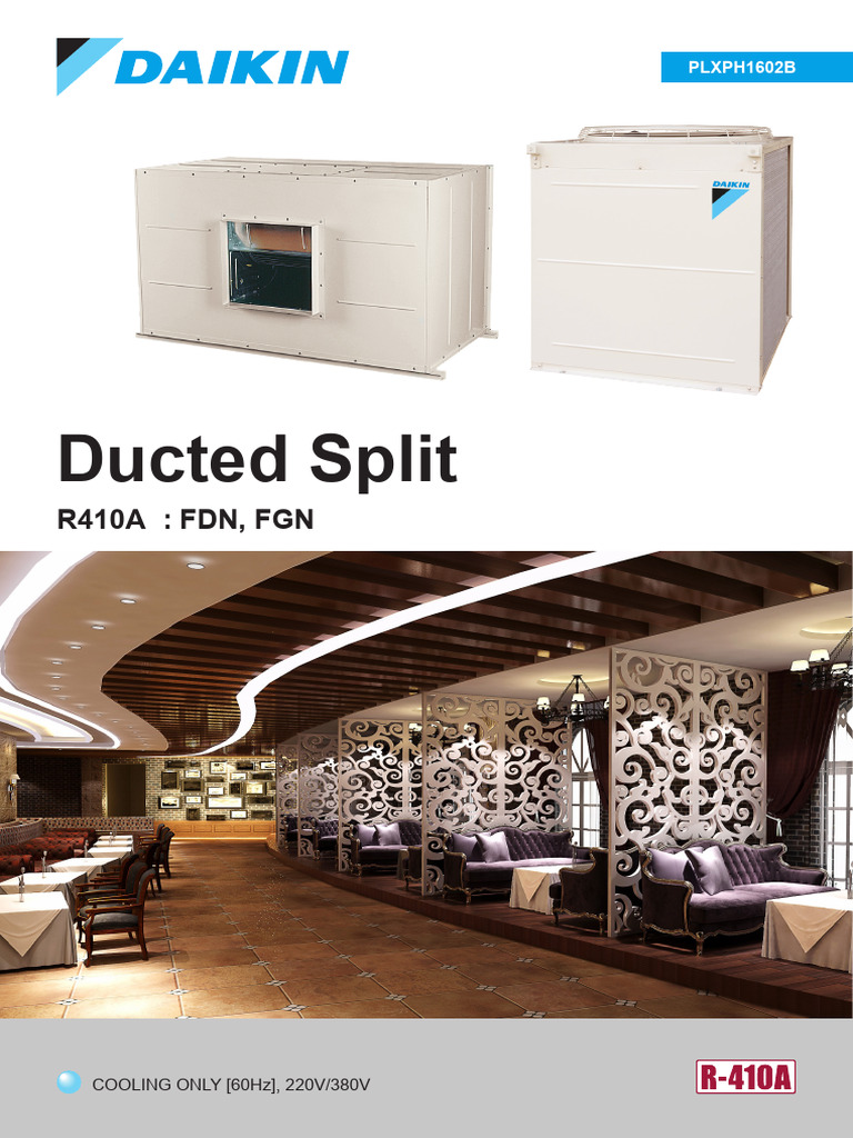 Package Type Ducted FDN, FGN | PDF | Heat Exchanger | Pipe (Fluid ...