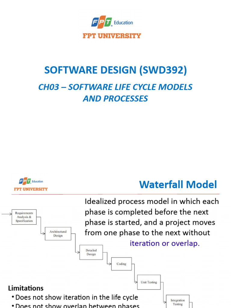 Ch03 - Software Life Cycle Models and Processes | PDF | Software Prototyping | Software ...