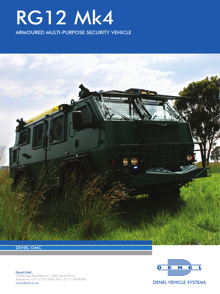 RG12 Mk4: Armoured Multi-Purpose Security Vehicle | PDF | Brake | Anti Lock Braking System