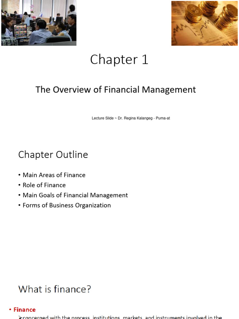 Chapter 1 - Overview of Financial Managment | PDF Chapter 1 - Overview of Financial Managment | PDF