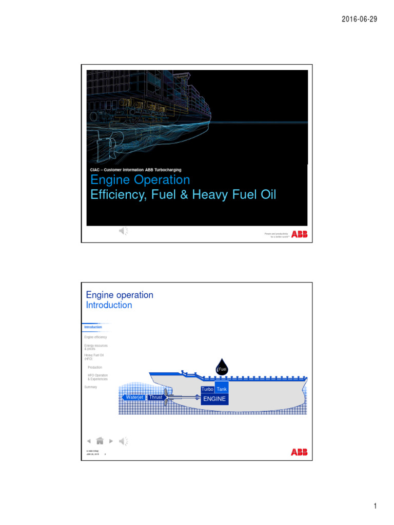 3.2 Efficiency Fuel & HFO Handout | PDF | Fuel Oil | Engines