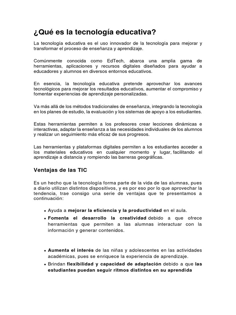 Tecnologia Educativa | PDF | Tecnologia Educacional | Enseñando