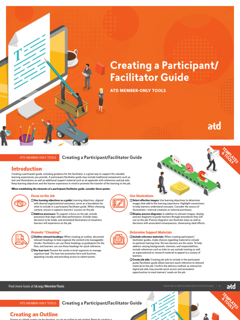 Creating A Participantfacilitator Guide Templates and Tools Final | PDF ...