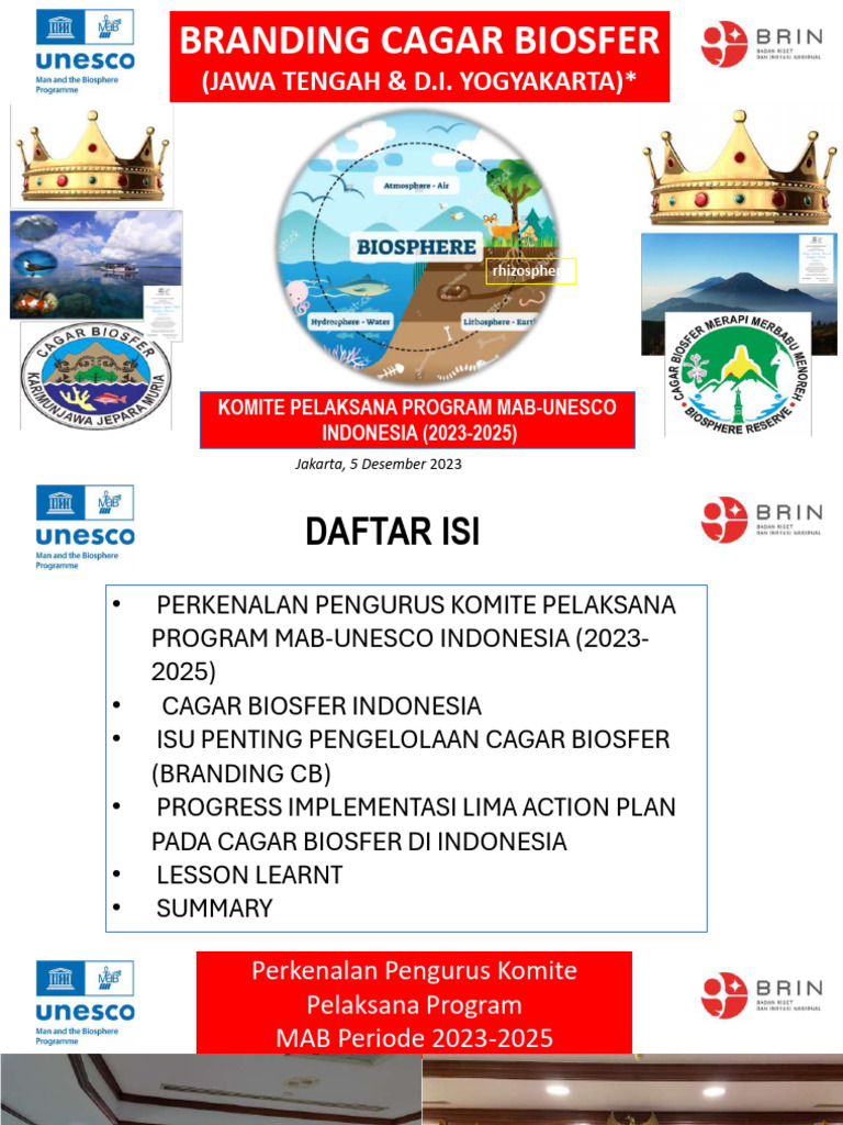 Branding Cagar Biosfer Indonesia 2023-2025 | PDF