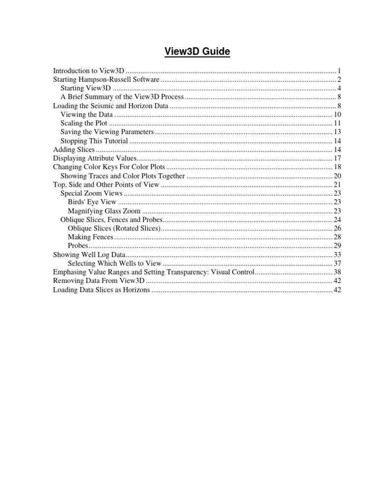 View3d Guide | Download Free PDF | Button (Computing) | Software