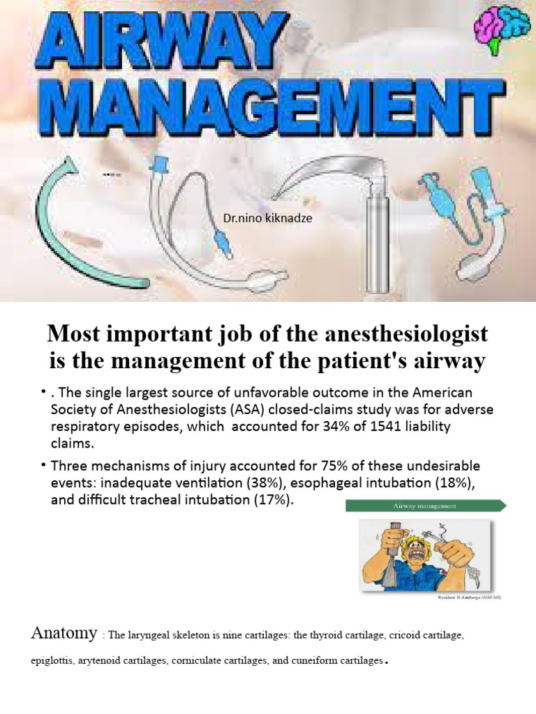 Airway Management | PDF | Clinical Medicine | Medical Specialties