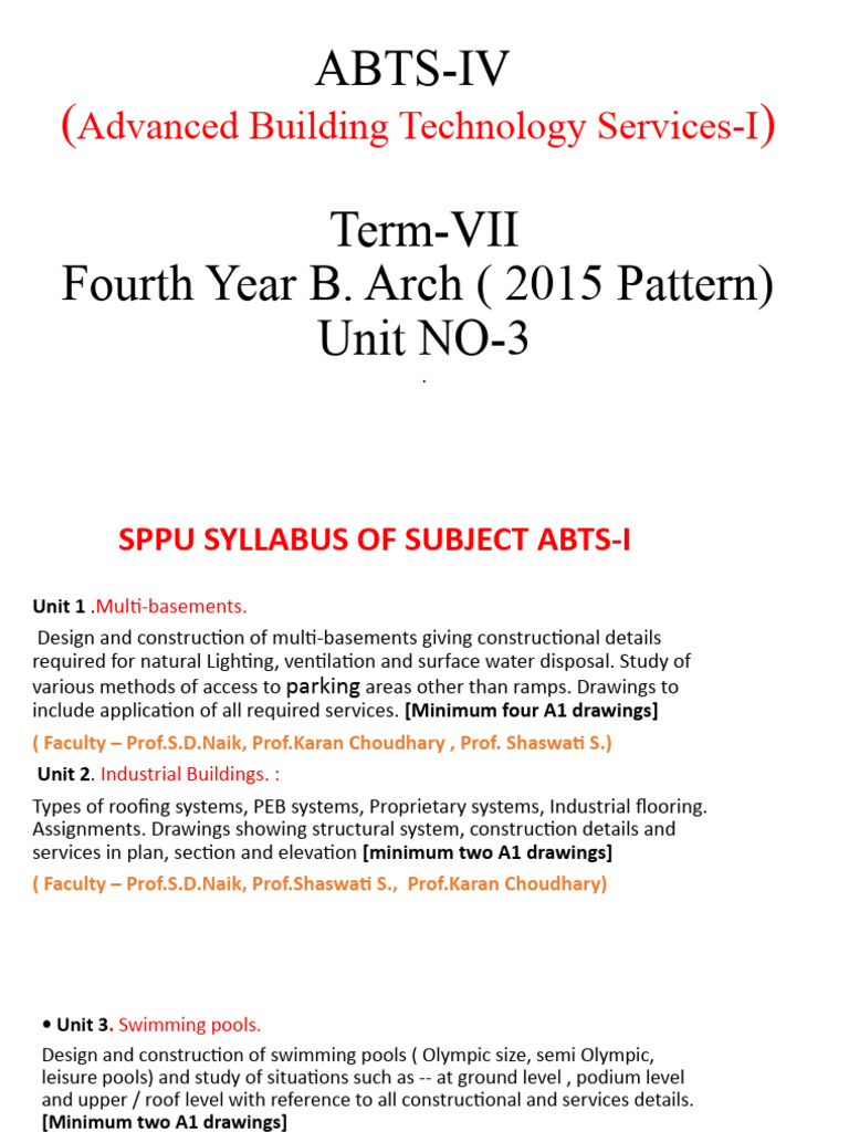 ABTS Swimming Pool LECT I | PDF | Swimming Pool | Swimming (Sport)