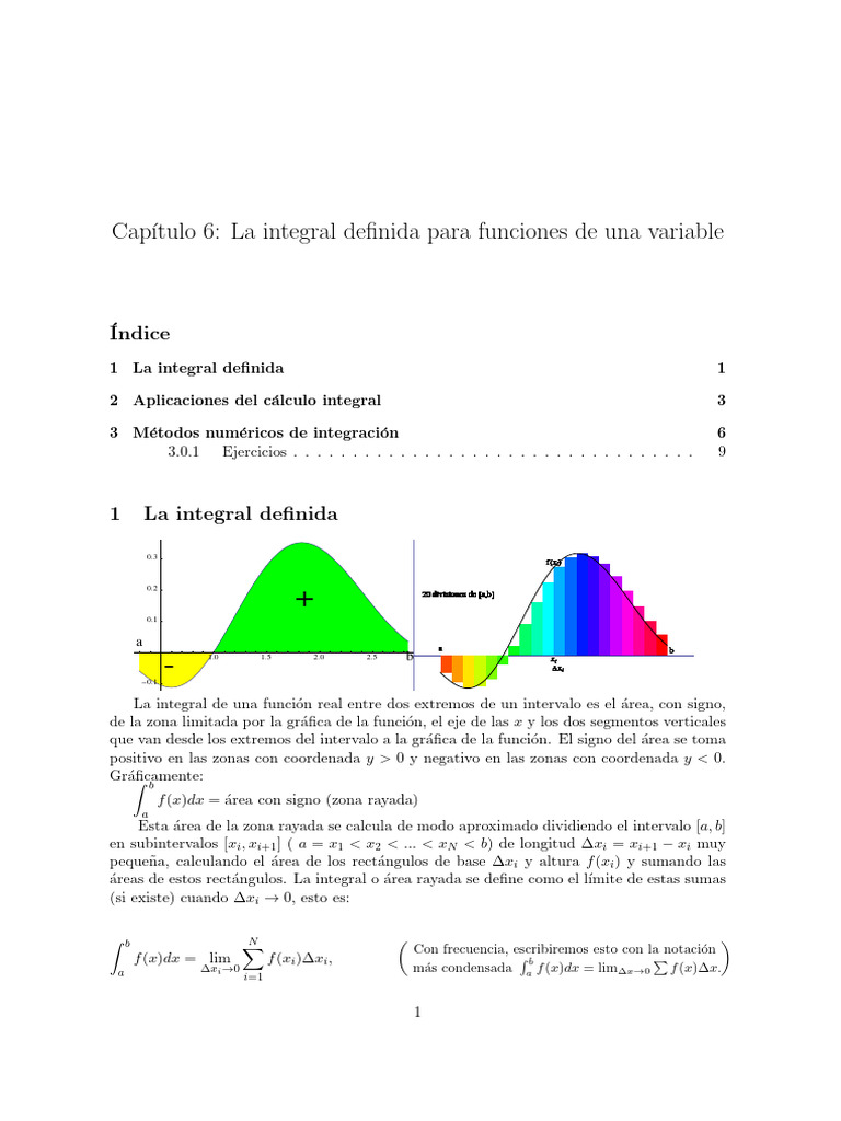 Tema 6 Integrales II | PDF | Integral | Curva