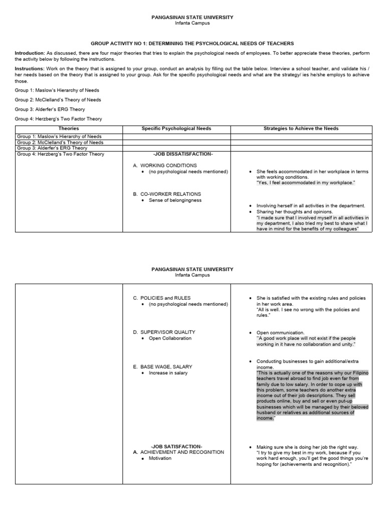 GROUP-4-HERZBERG-THEORY | PDF | Social Psychology | Organizational Behavior