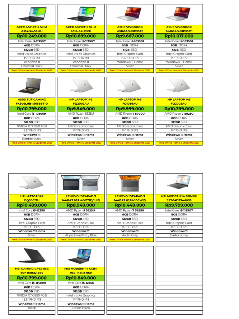 Brosur Mas Nur | PDF | Intel | Personal Computing