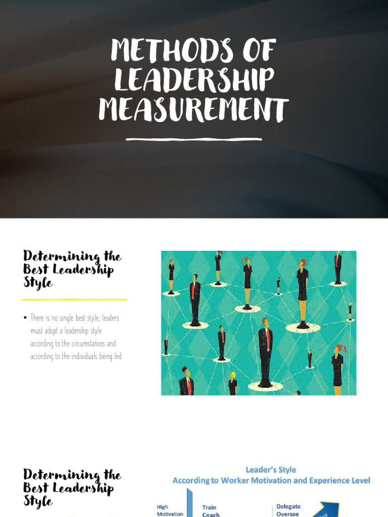 Methods of Leadership Measurement | PDF | Leadership | Goal