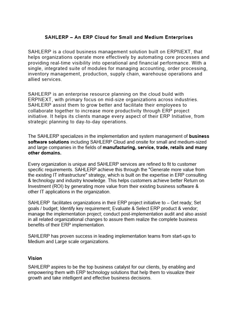 Erpnext Overview Ver 1.0 | PDF | Enterprise Resource Planning | Customer Relationship Management