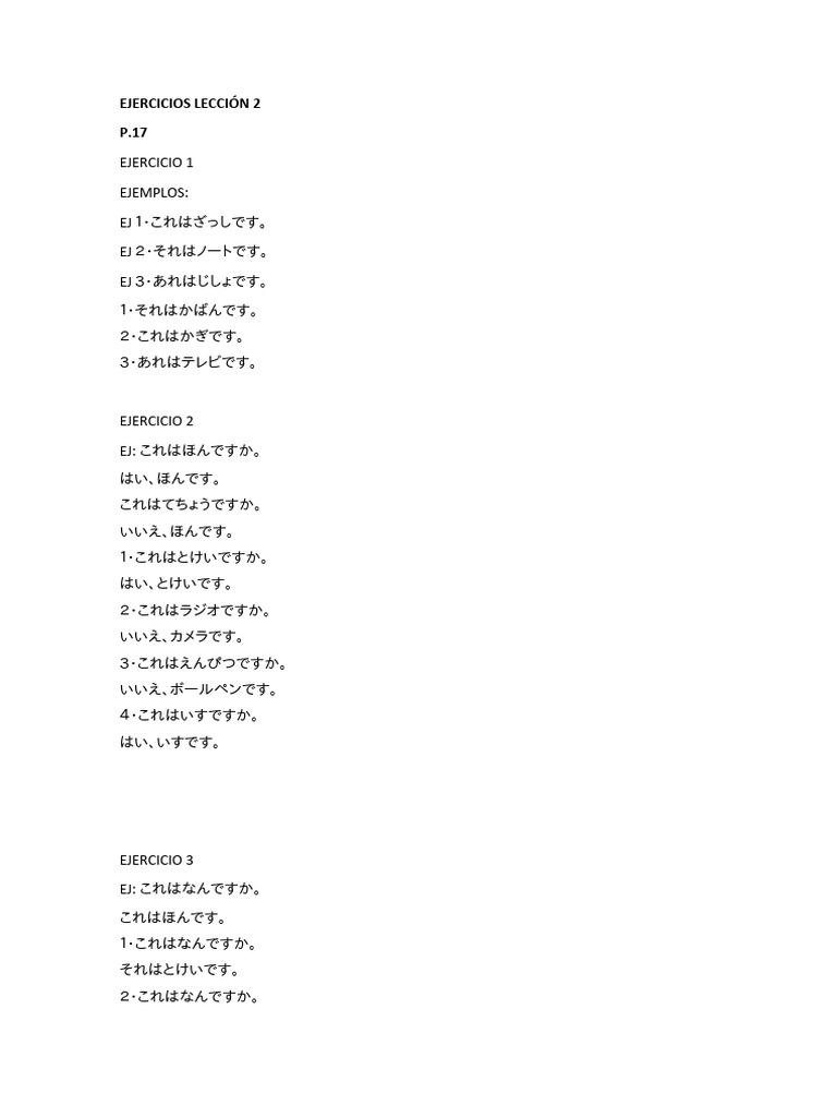 Ejercicios L02 | PDF