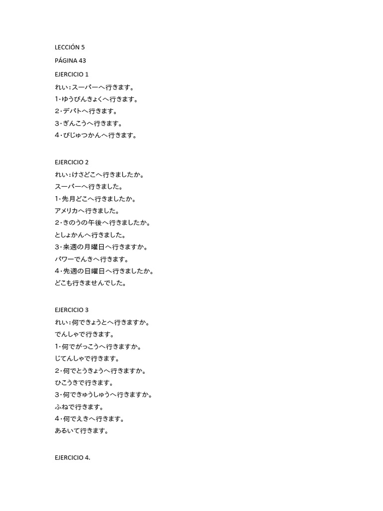 Ejercicios L05 | PDF