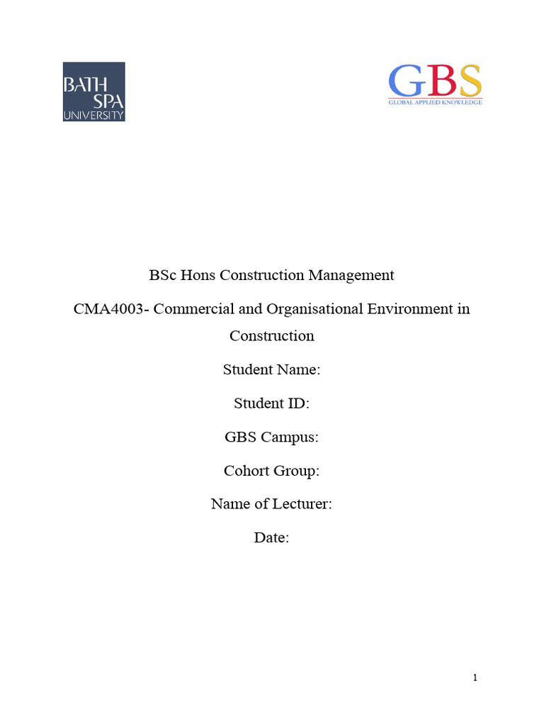 Leonard Ionut Sirghie X CMA4003, Commercial and Organisational ...