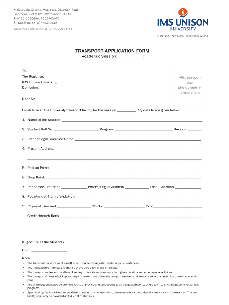 TRANSPORT_FORM | PDF
