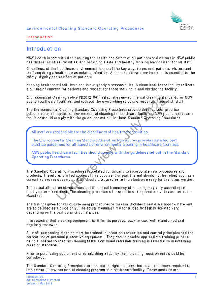 Ecsop Introduction Download Free Pdf Infection Hand Washing