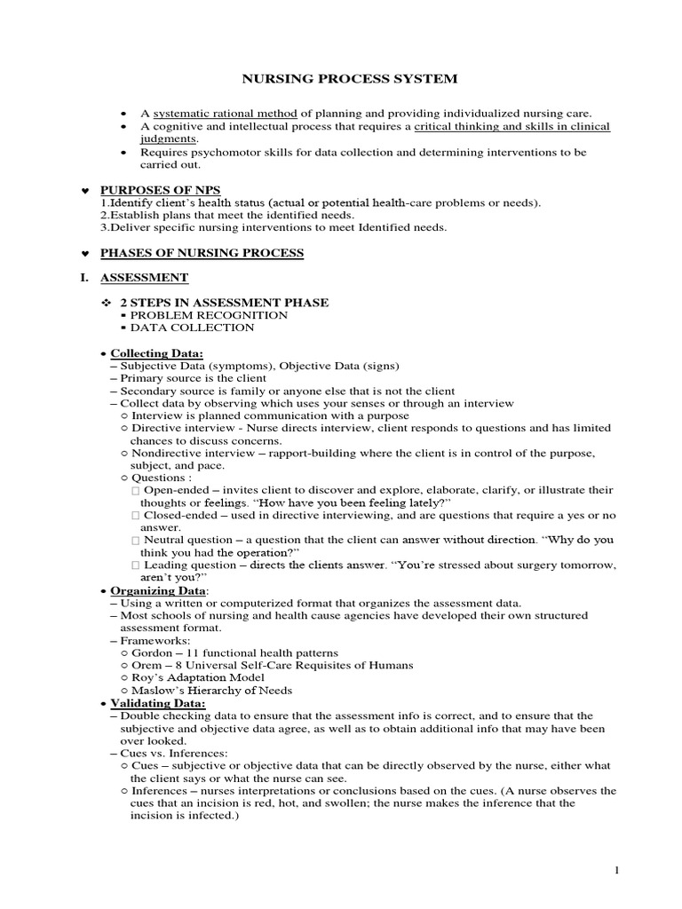 Funda Nursing Process | PDF | Medical Diagnosis | Nursing
