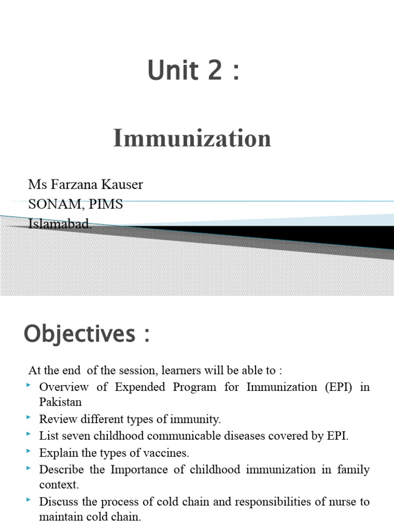 Unit 2 Immunization-1 | PDF | Immune System | Adaptive Immune System