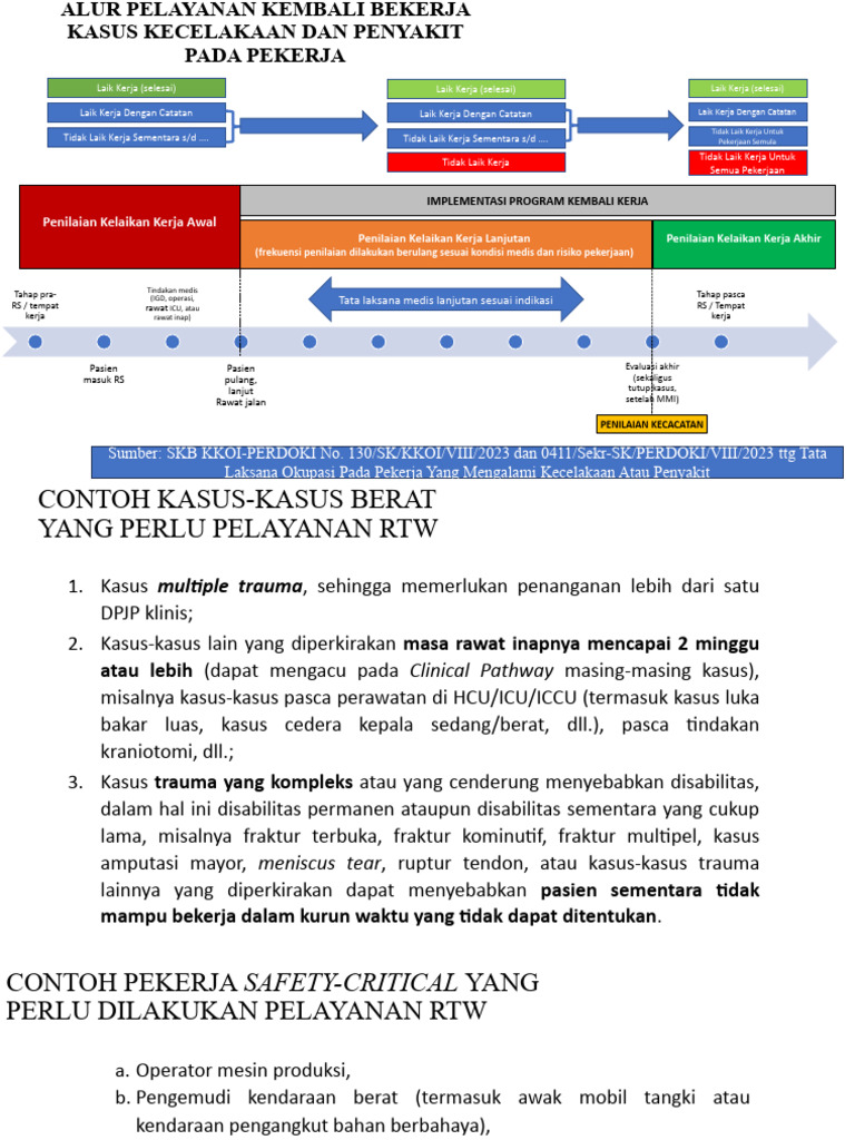Alur Tata Laksana Okupasi PERDOKI Banten | PDF