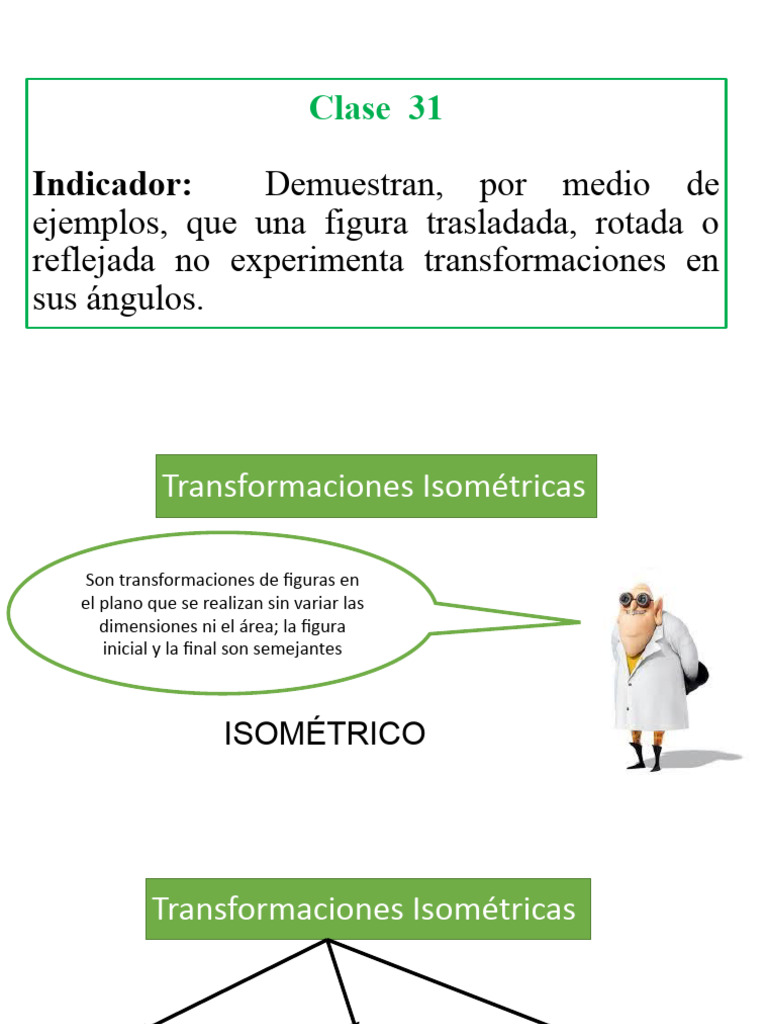 Transformaciones Isométricas en Geometría | PDF | Arte