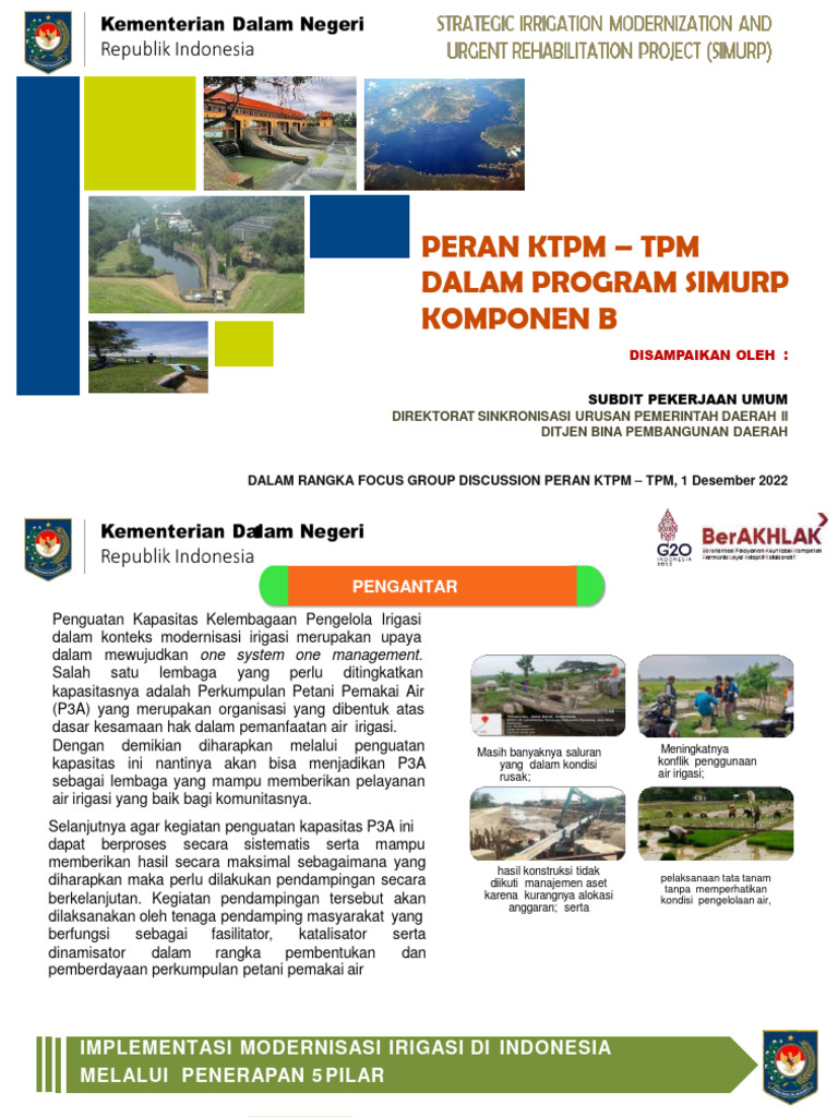 Peran KTPM Dan TPM Dalam Program Simurp, 01.12.2022 | PDF