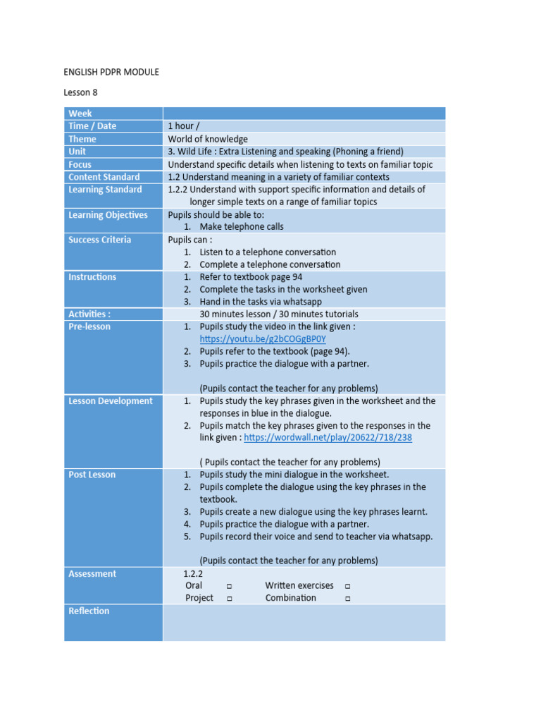 Unit 3 Wild Life Lesson 8910 | PDF | Reading Comprehension | Teachers