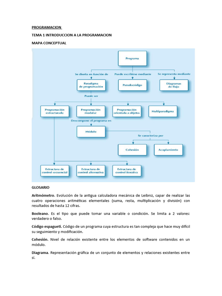 Programacion (Apuntes) | PDF | Programación de computadoras | Lenguaje ...