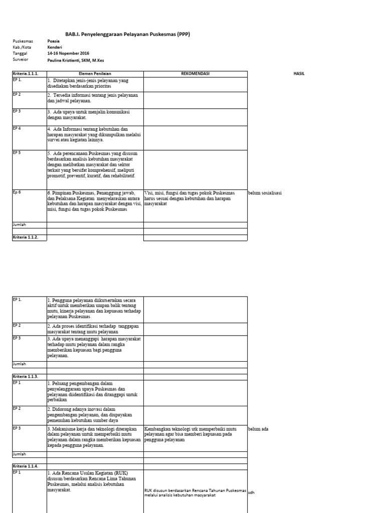Evaluasi Layanan Puskesmas Kendari | PDF