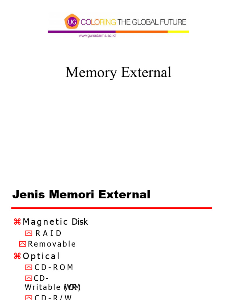 Memori Eksternal | Download Free PDF | Cd Rom | Disk Storage