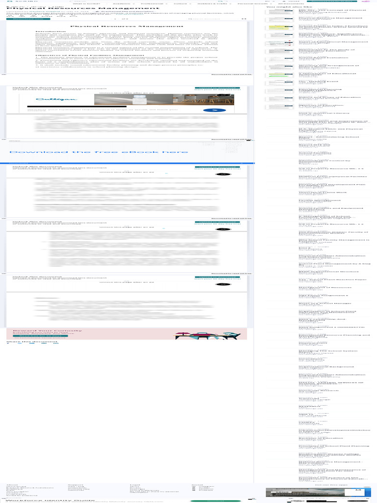 Physical Resources Management - PDF - Schools - Classroom | PDF