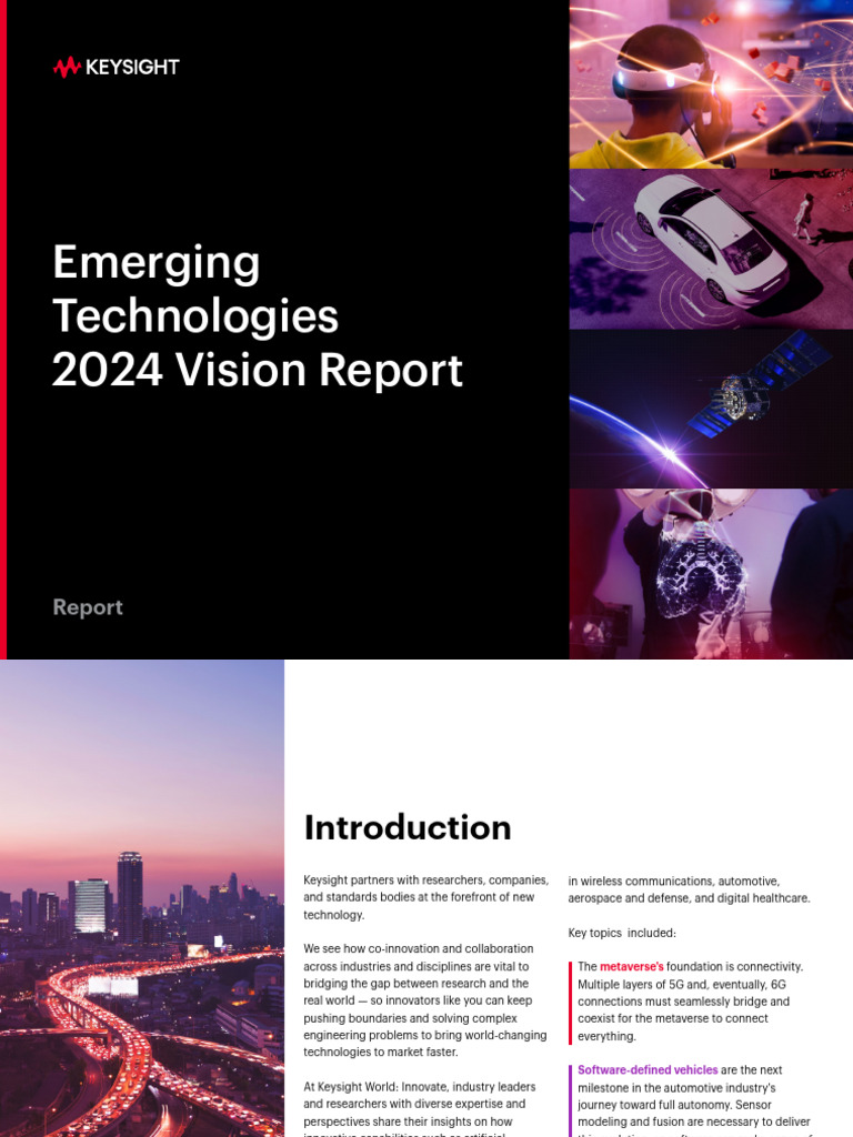 Emerging Technologies 2024 Vision Report | PDF | Simulation ...