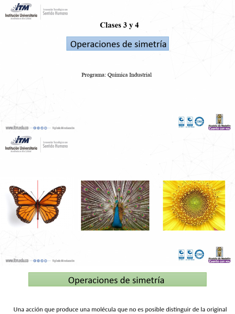 Clase 4 - Operaciones - Simetria | PDF | Estructura cristalina | Geometría