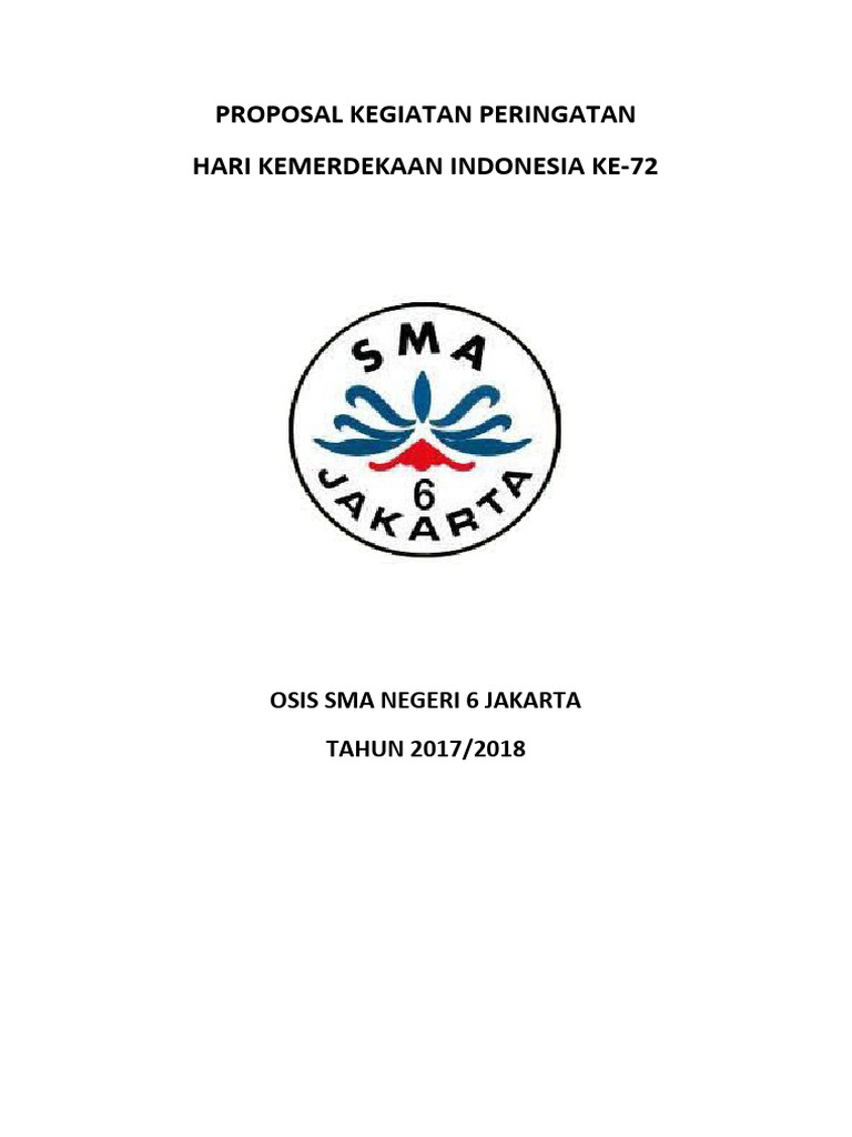 Proposal Peringatan Hari Kemerdekaan | PDF