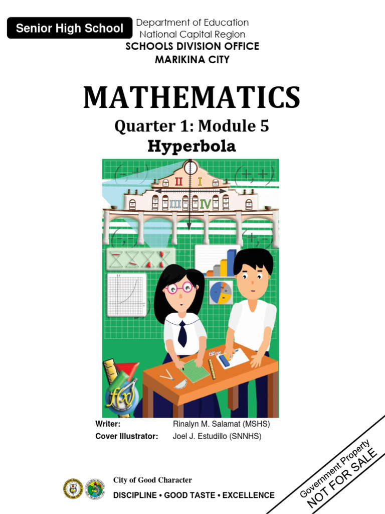 MATH - GR11 (PRE CAL) - QTR1 MODULE 5 - NCR I | PDF | Ellipse | Mathematical Concepts