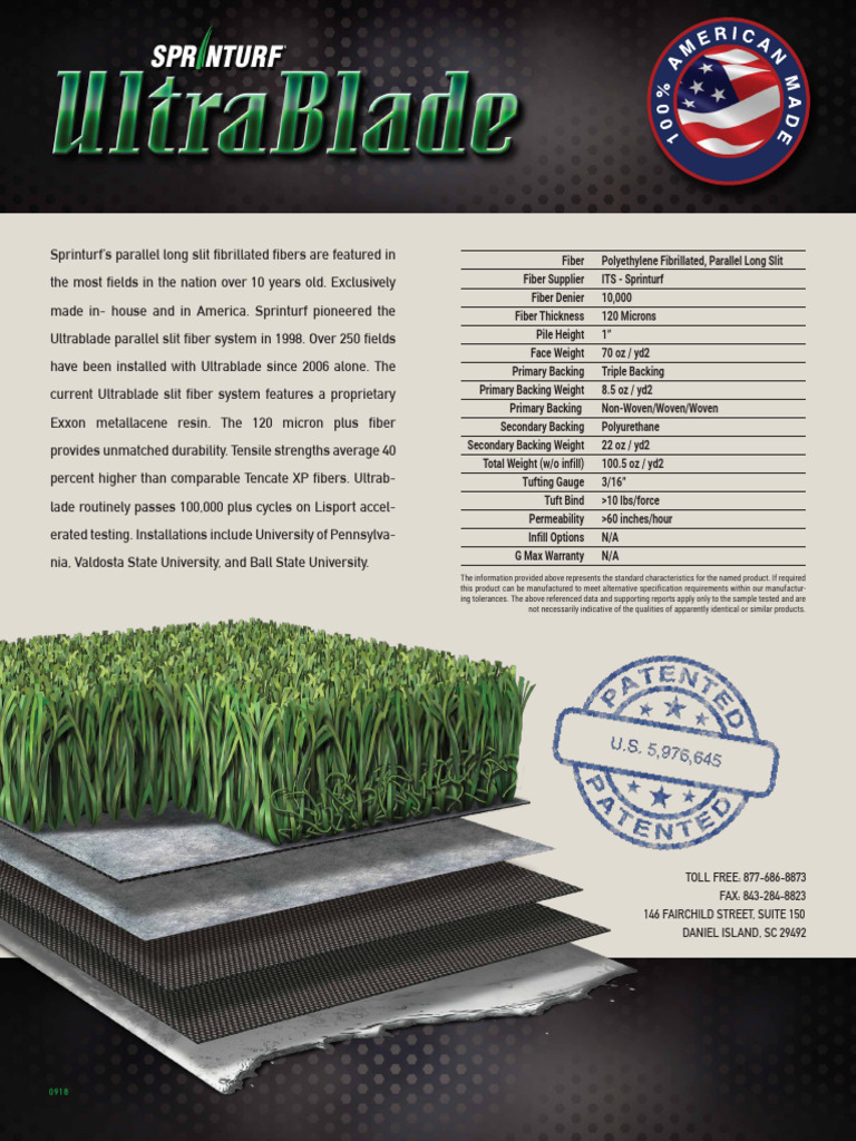 PDS Ultrablade With Thatch 70 | PDF | Nonwoven Fabric | Building Materials