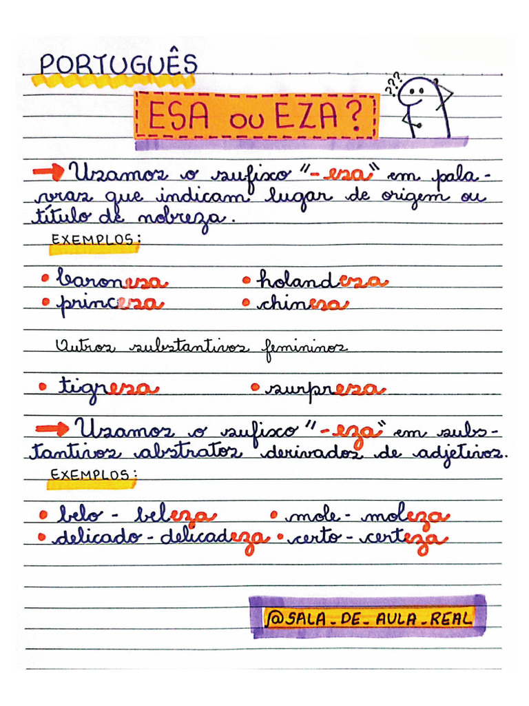 4° Ano - Português - Esa e Eza | PDF