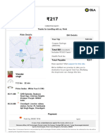 OlaCabs Invoice | PDF | Invoice | Payments