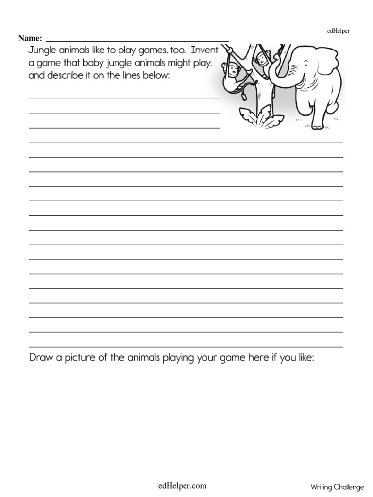 3rd Grade Writing Worksheets | PDF