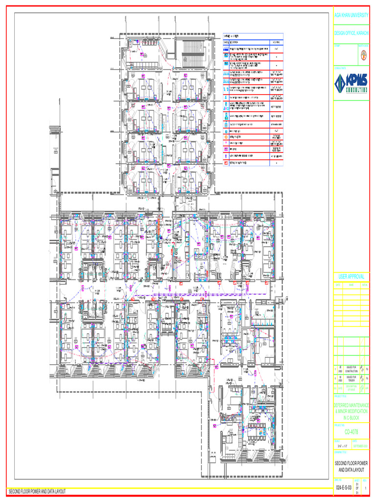 024-E-S-03 Second Floor Power and Data Layout | Download Free PDF ...