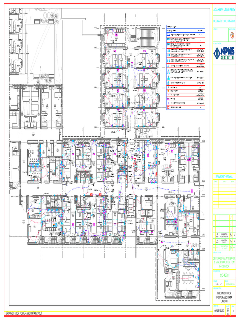 Ground Floor Power & Data Layout | PDF | Computer Aided Design