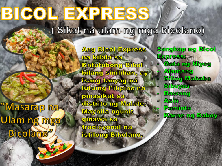 Bicol Express PDF | PDF